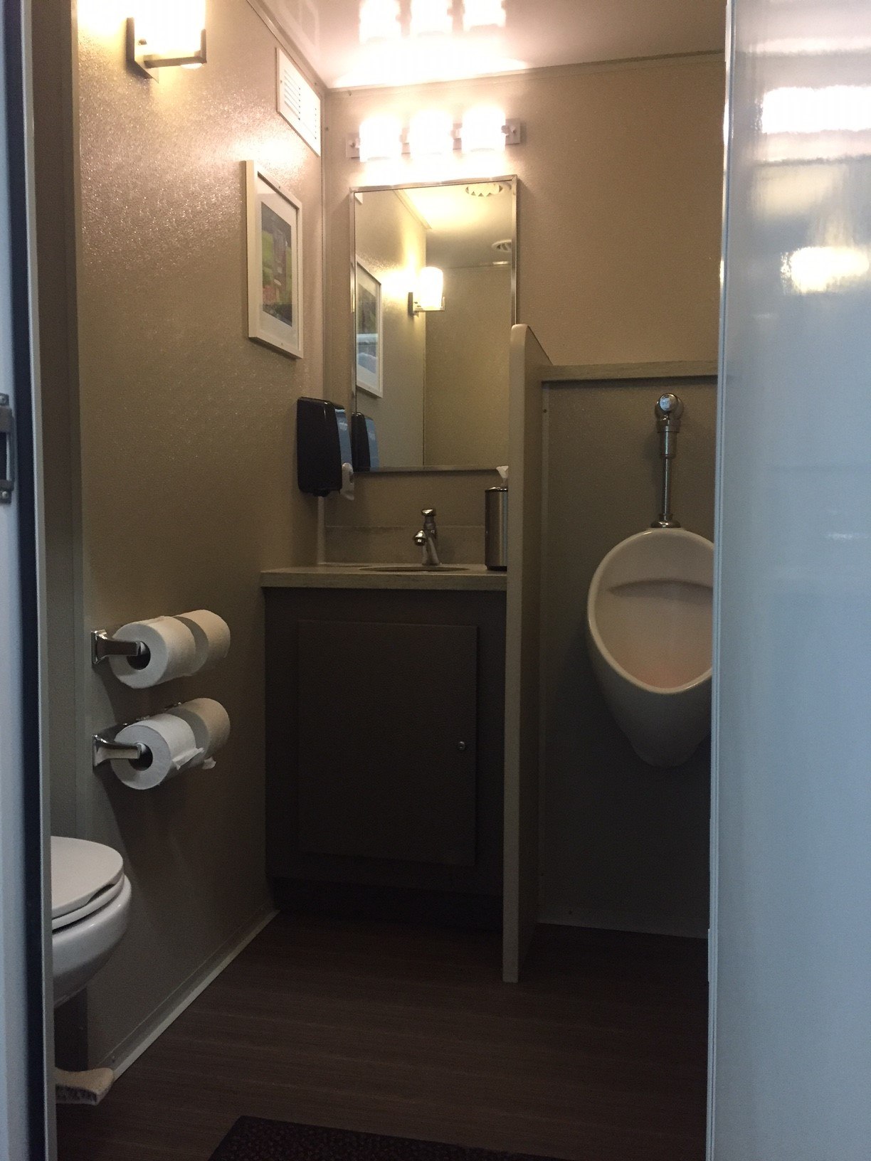 2-Stall Luxury Restroom Trailer - Luxury Event Trailers