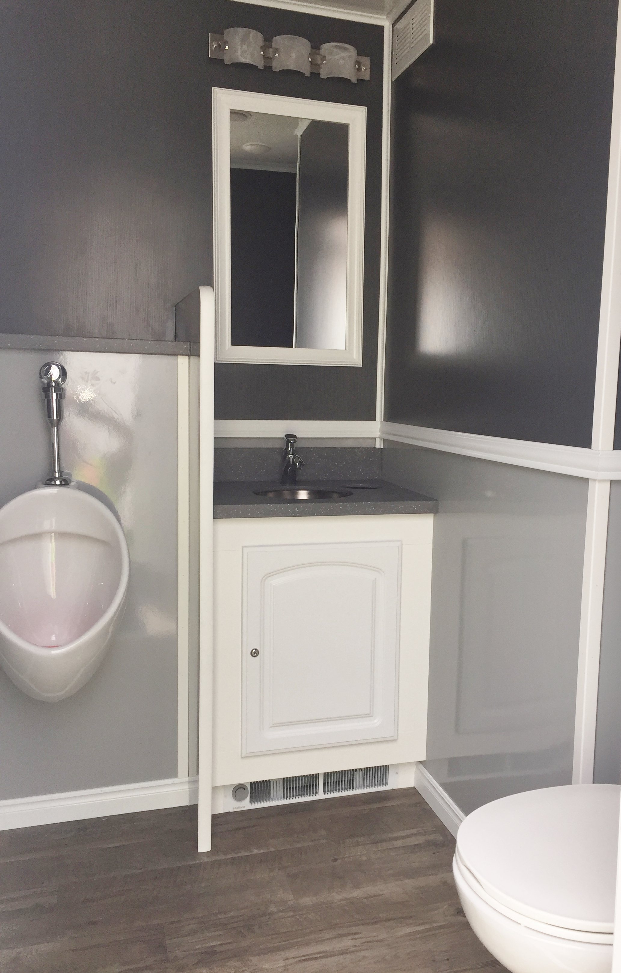 3-Stall Luxury Restroom Trailer - Luxury Event Trailers